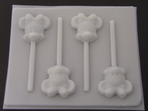 330sp Famous Female Mouse Chocolate or Hard Candy Lollipop Mold - Molds ...