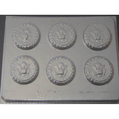 704 Army Emblem Chocolate Mold - Molds N More